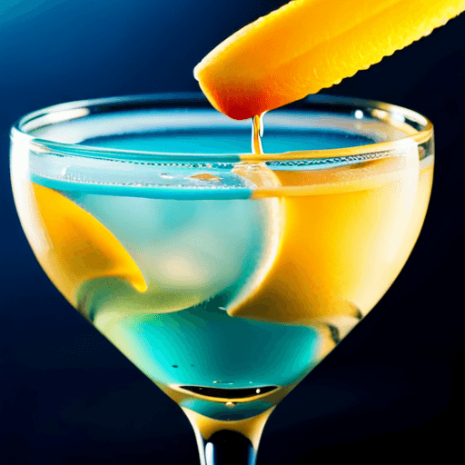 Agile Surge, Vibrant and invigorating cocktail with a sour twist