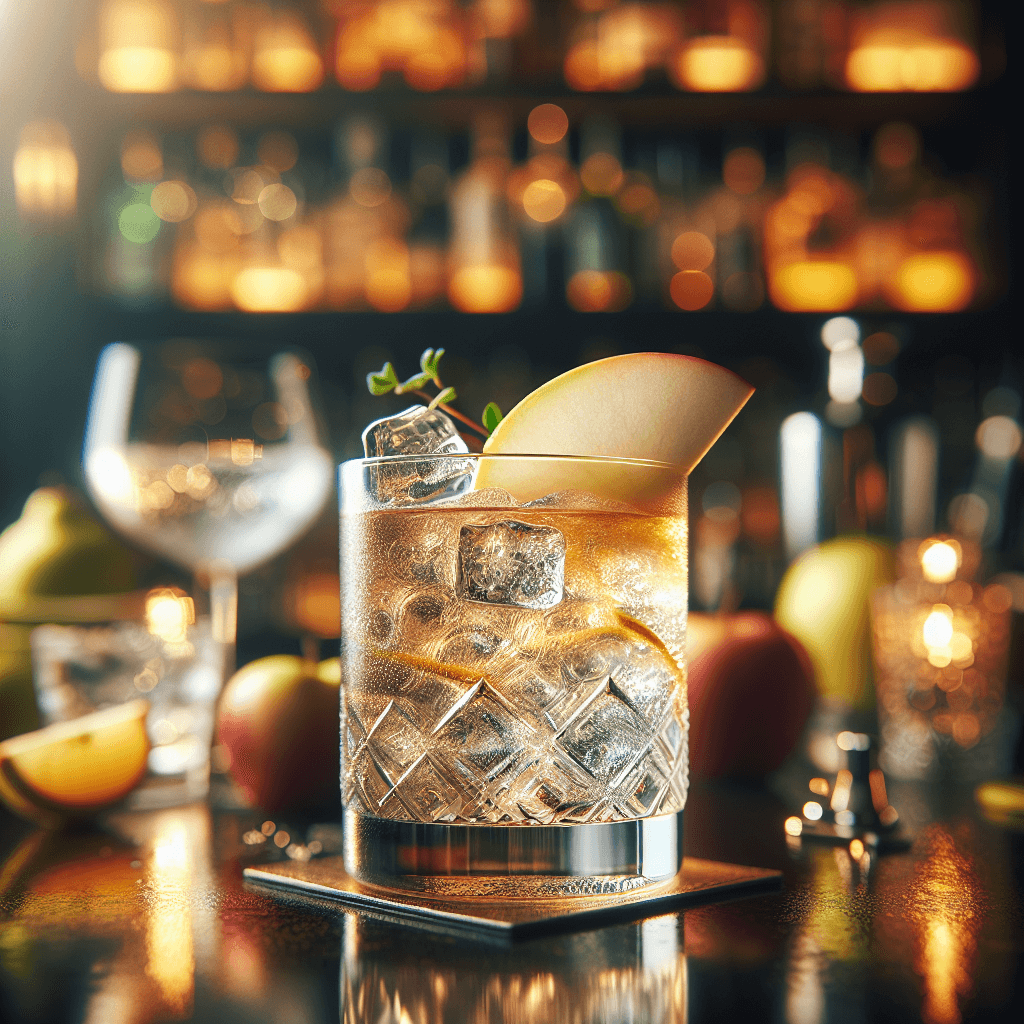 Apple Orchard Fizz, Refreshing cocktail with gin, apple brandy, citrus ...