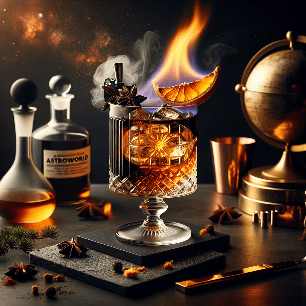 Astroworld Afterburn, Resilient drink with mezcal, vermouth, Cynar ...