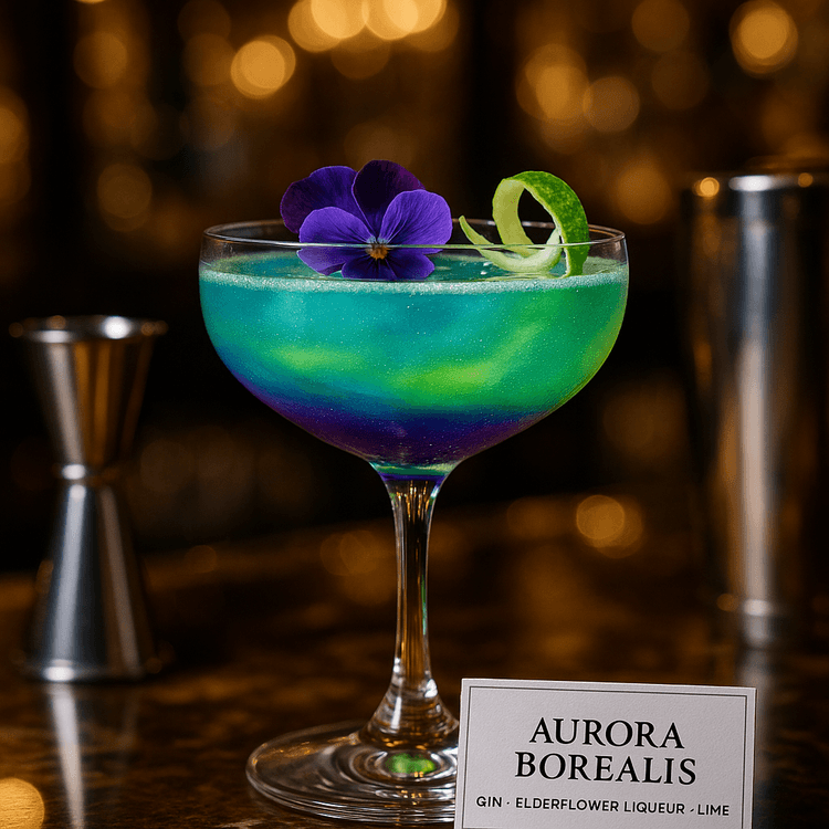Aurora Borealis Bliss, Magical blend of flavors inspired by Northern Lights
