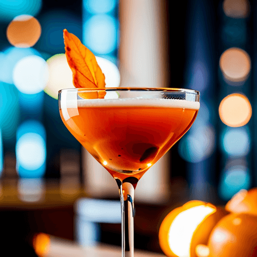 Autumn Twilight, Sophisticated seasonal cocktail with warm spiced notes ...