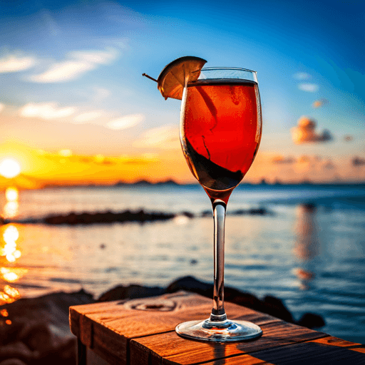 Aztec Sunset, Vibrant tequila cocktails with unique flavor profiles