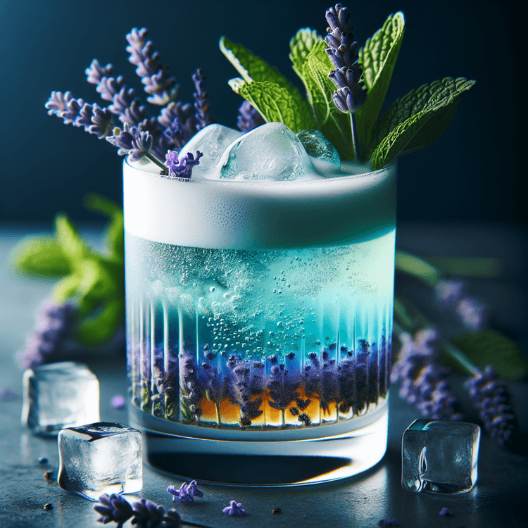 Azure Serenity, Cutting-edge Mediterranean cocktail