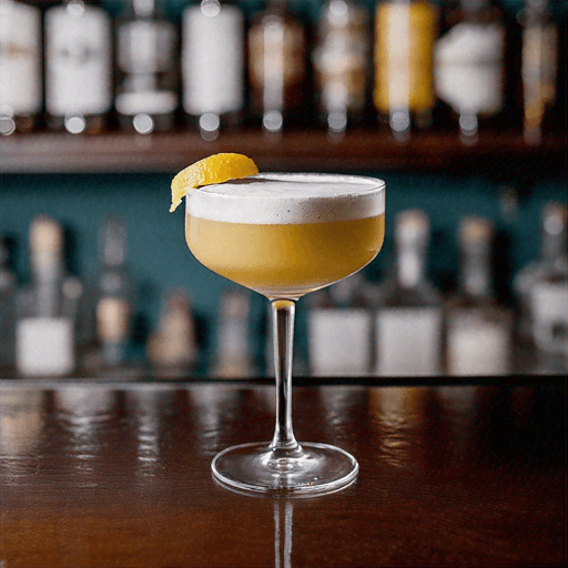 Banana in the Buff, Tropical banana rum cocktail with fresh citrus balance