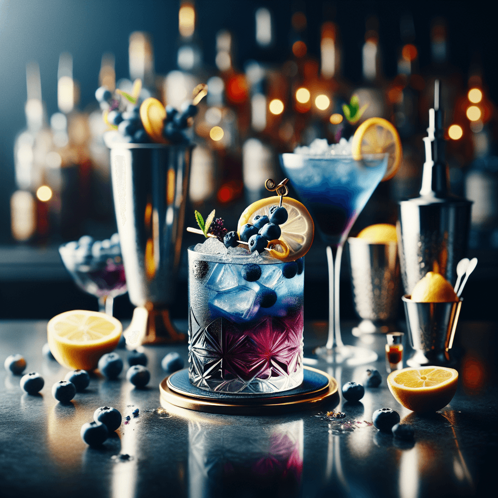 Blueberry Zest Elixir, Blueberry and citrus cocktail, perfect for ...