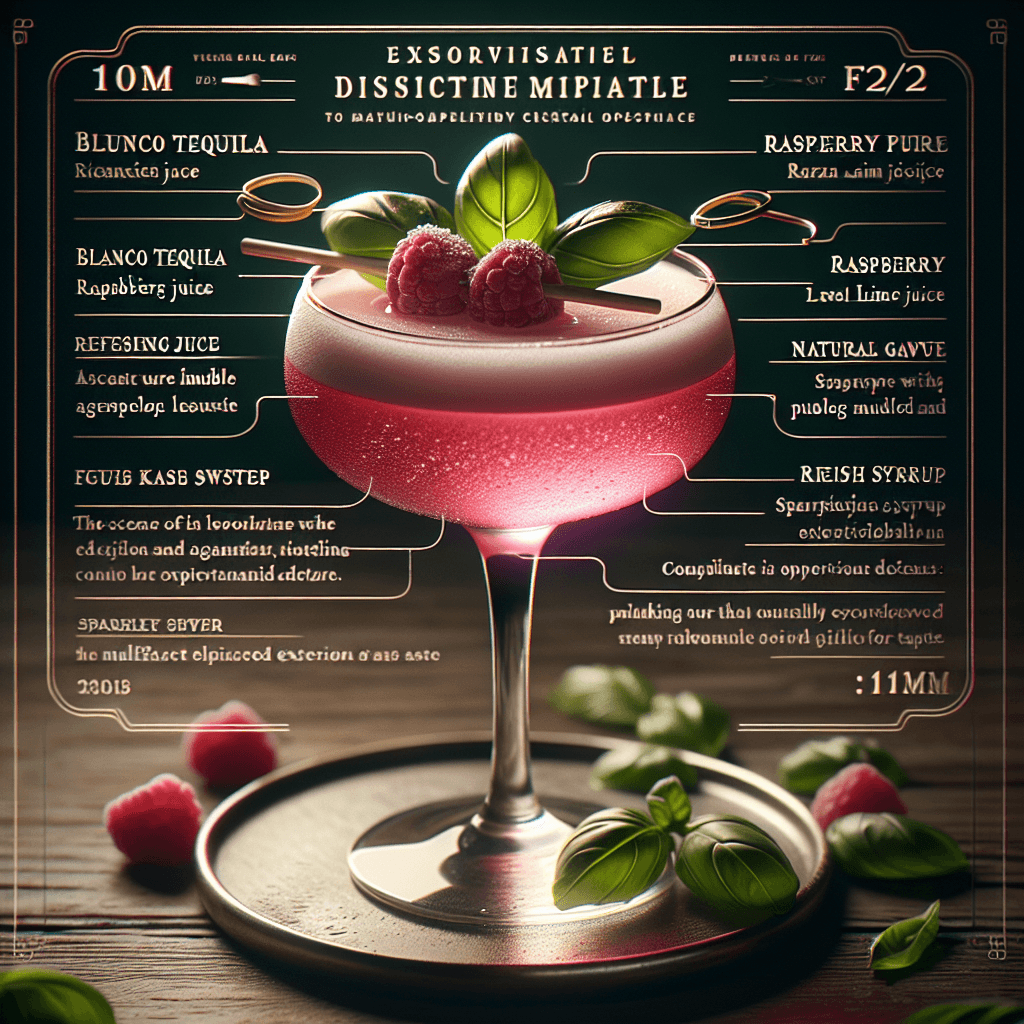 Blushing Amor, vibrant, love-infused cocktail celebrating union and joy