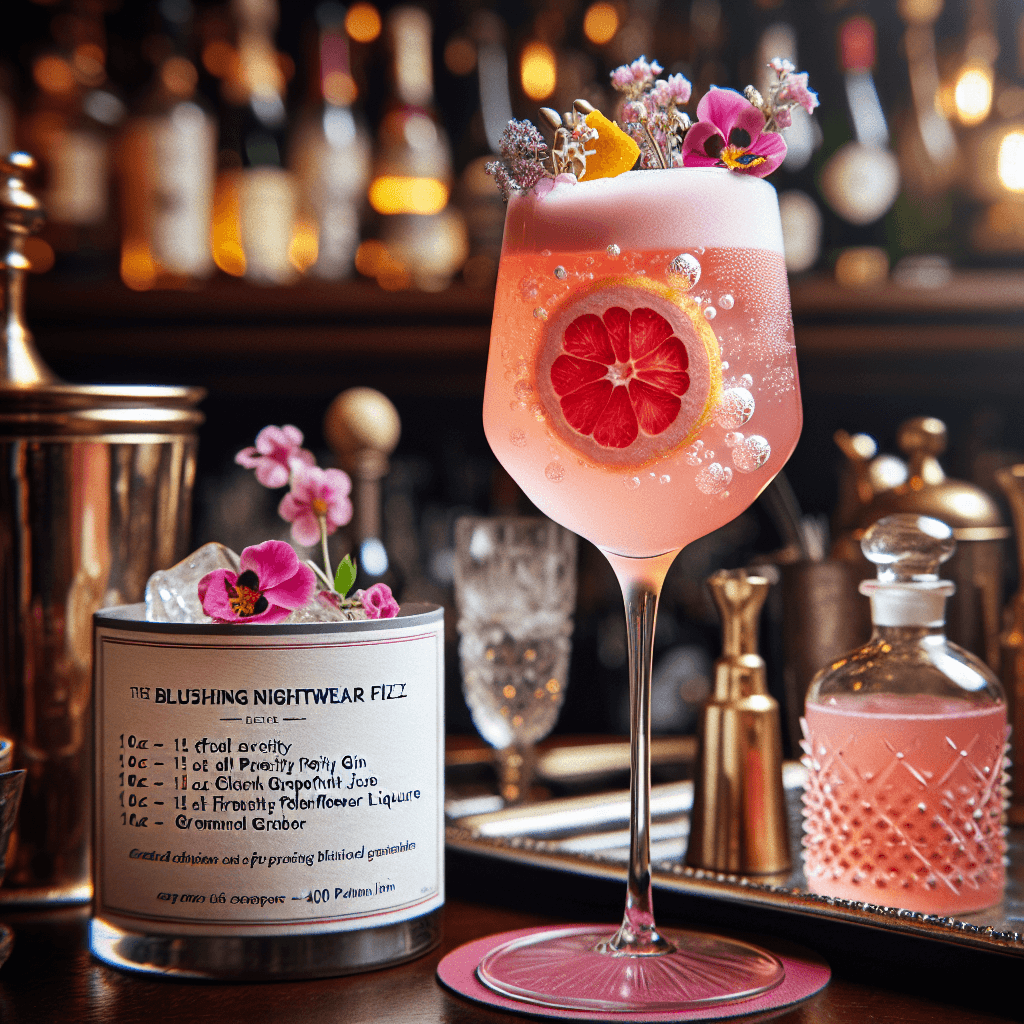 Blushing Nightwear Fizz, Playful, sophisticated cocktail for milestone ...