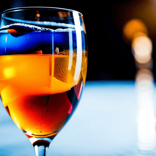 Caribbean Elixir, Exotic cocktail with white rhum agricole and Xtabentún