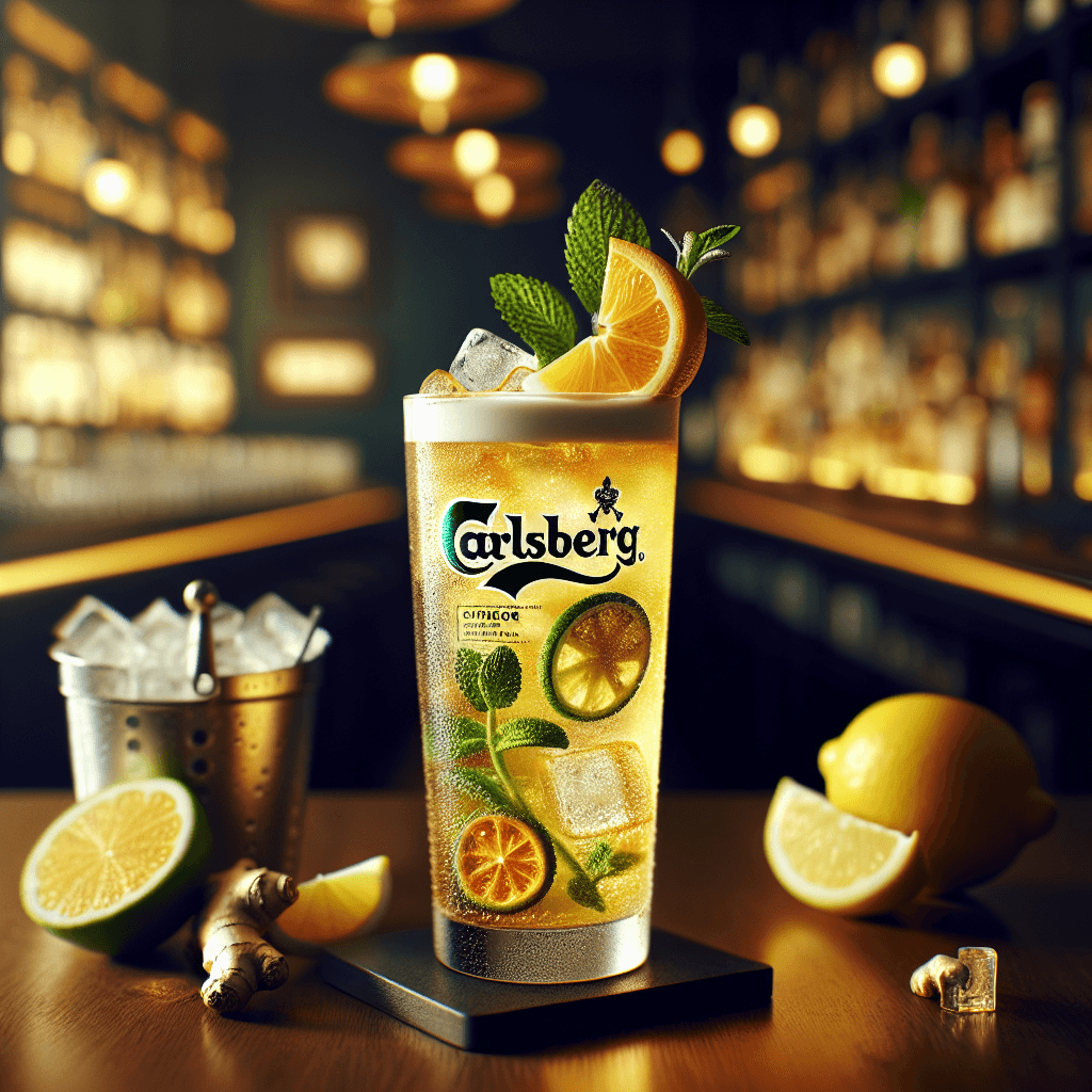 Carlsberg Citrus Fizz, Revitalizing Carlsberg Citrus Fizz cocktail with ...