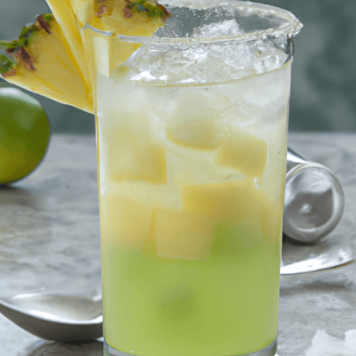 Chartreuse Swizzle, Refreshing cocktail with Green Chartreuse, lime ...