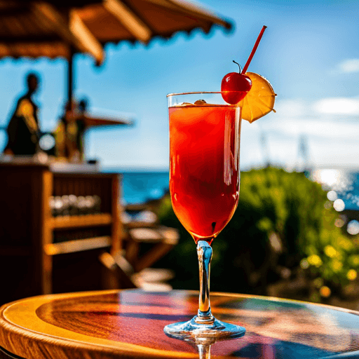 Cherry Orchard Sour, Luxurious cherry bourbon sour cocktail