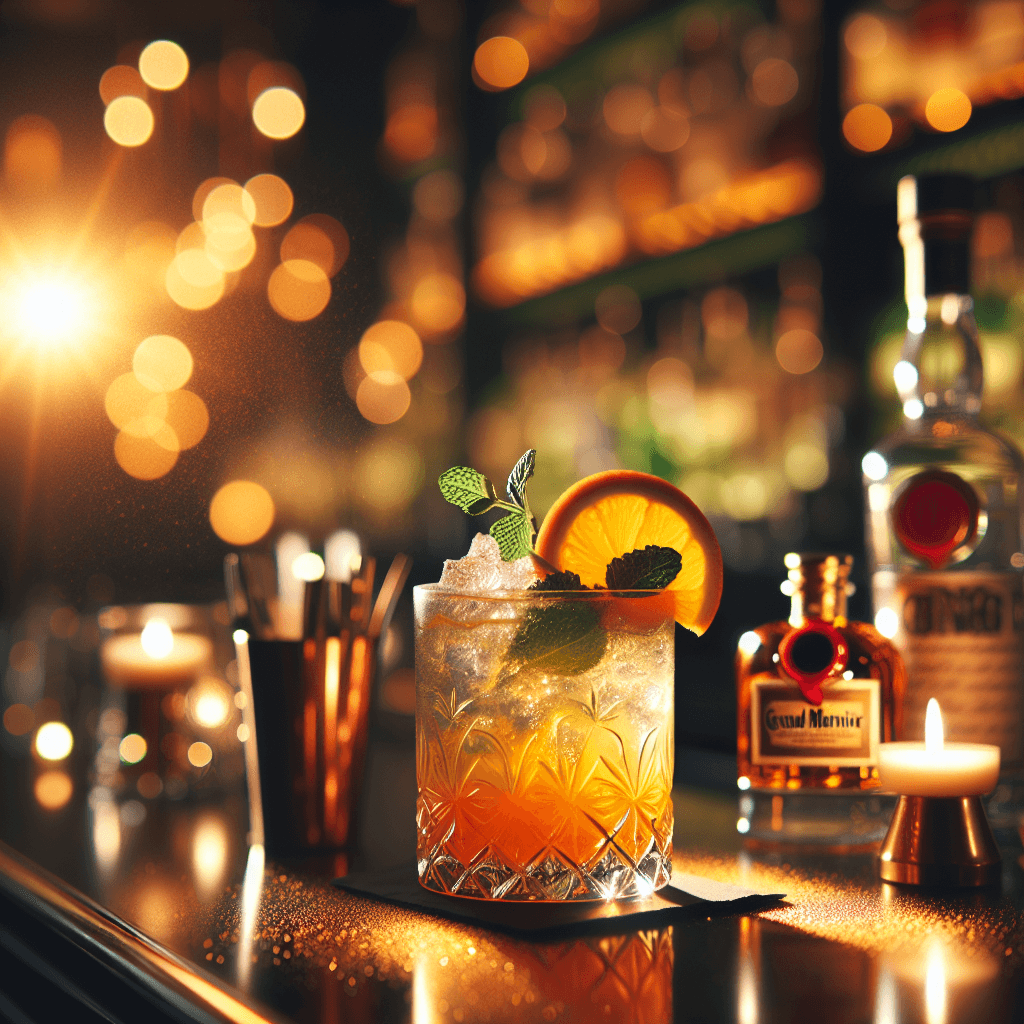 Citrus Sunset Spritz, Refreshing summer cocktail with gin, Grand ...