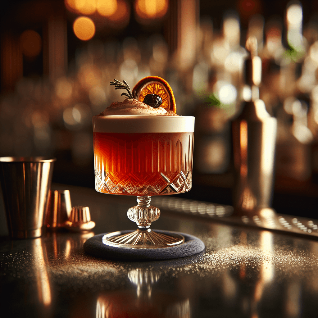 Cognac Solstice, Crisp evening cocktail with Cognac, blood orange, plum ...