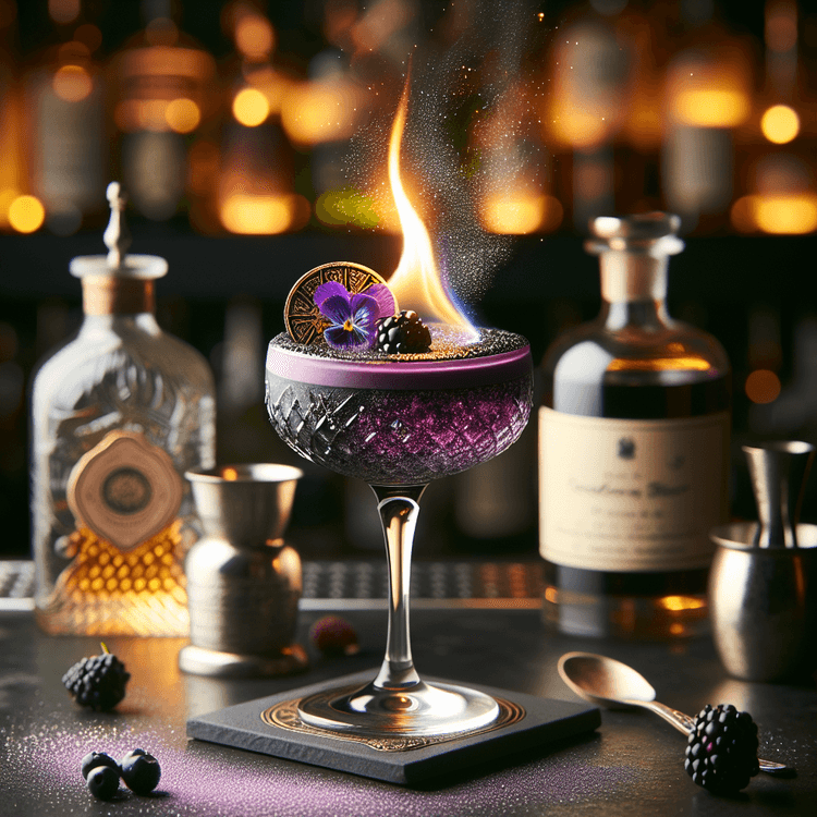 Cosmic Flame Elixir, Enchanting cosmic flame elixir with vibrant ...