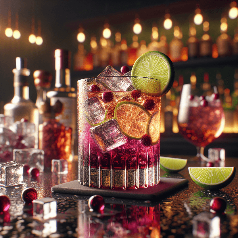 Cran-Ginger Zest, Refreshing cranberry cocktail with vodka, ginger ale ...