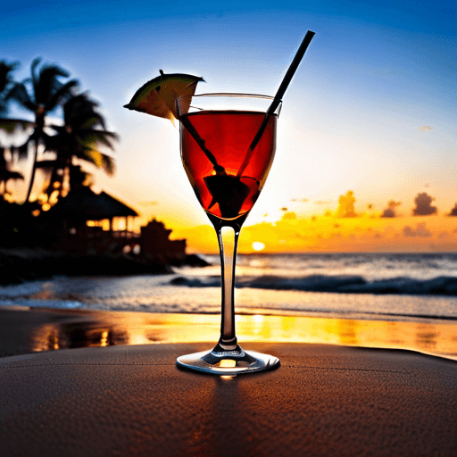 Crimson Blaze, spicy yet refreshingly complex cocktail