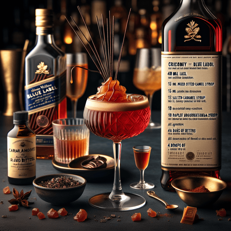Bourbon Kahlua Delight, Sweet and bold Bourbon Kahlua Delight cocktail