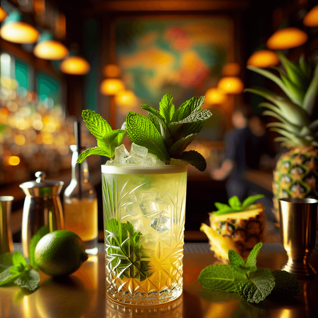 Desert Oasis Refresh, Non-alcoholic Desert Oasis Refresh mocktail with ...