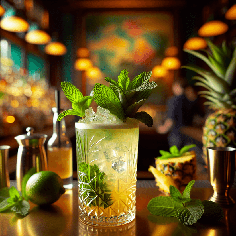Desert Oasis Refresh, Non-alcoholic Desert Oasis Refresh mocktail with ...
