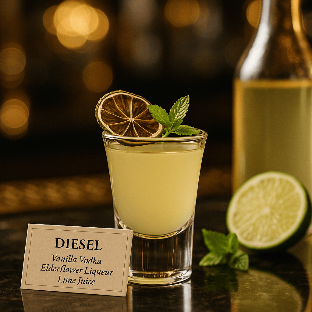 Diesel, Sophisticated shot for wedding celebrations