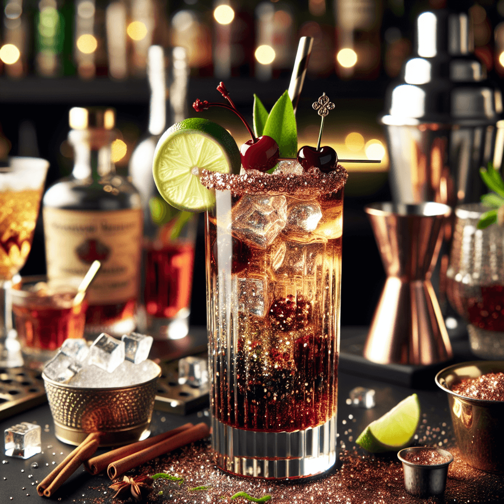 Dr. Frank-N-Fizz, Playful cocktail inspired by Rocky Horror Picture Show