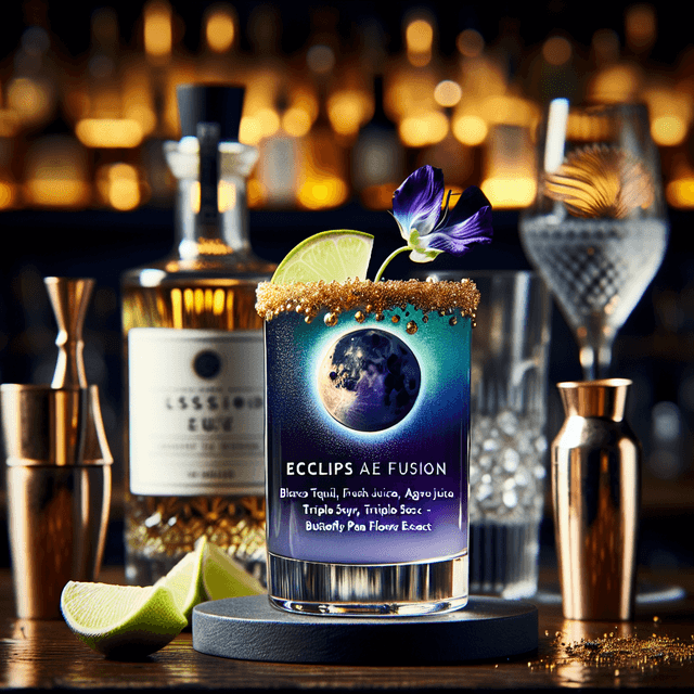 Eclipse Agave Fusion, Celestial color-changing cocktail with tequila ...