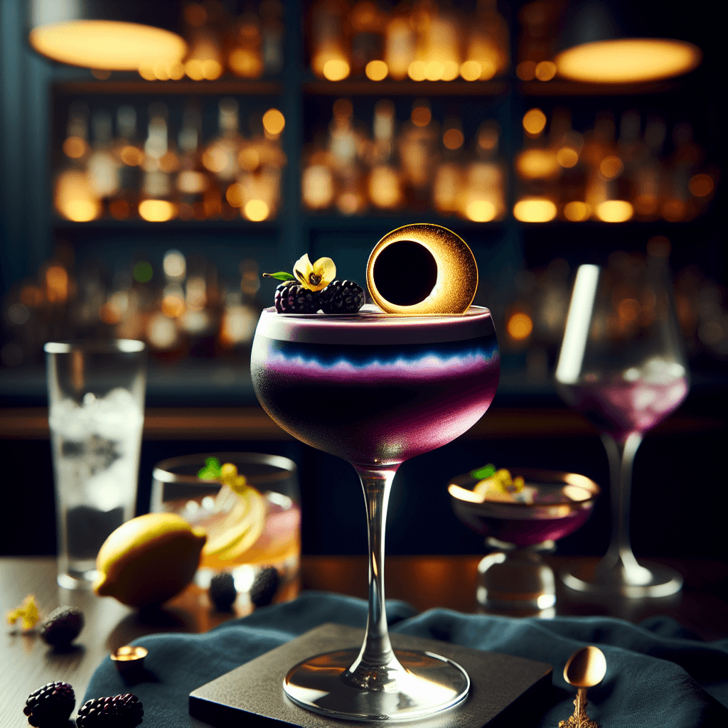 Eclipse Duality, Visually striking cocktail with balanced sweet and ...