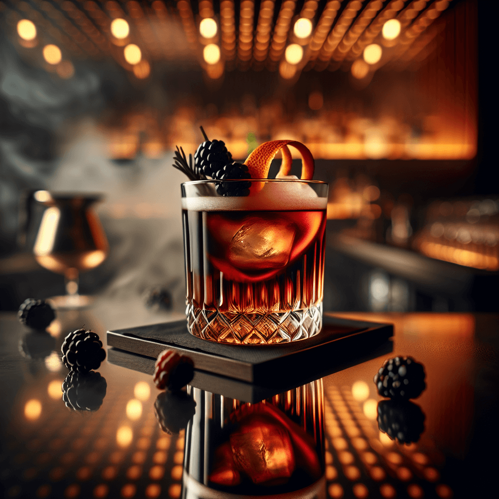 Eclipse Negroni, Prohibition-era Negroni with blackberry and smoky twist