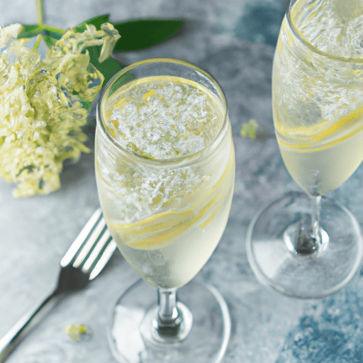 Elderflower Spritz, Light and refreshing summer cocktail