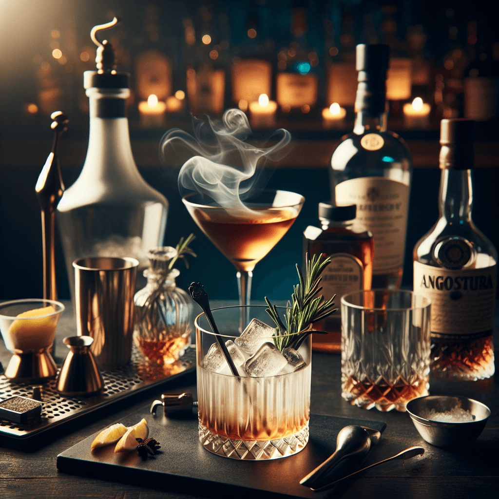 Ember-Kissed Amaretto, Smoky, nutty, sophisticated cocktail with ...