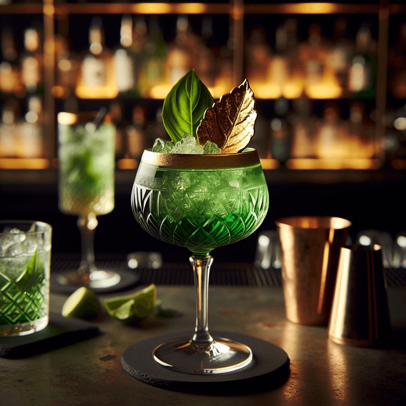 Green Color Cocktail Recipes