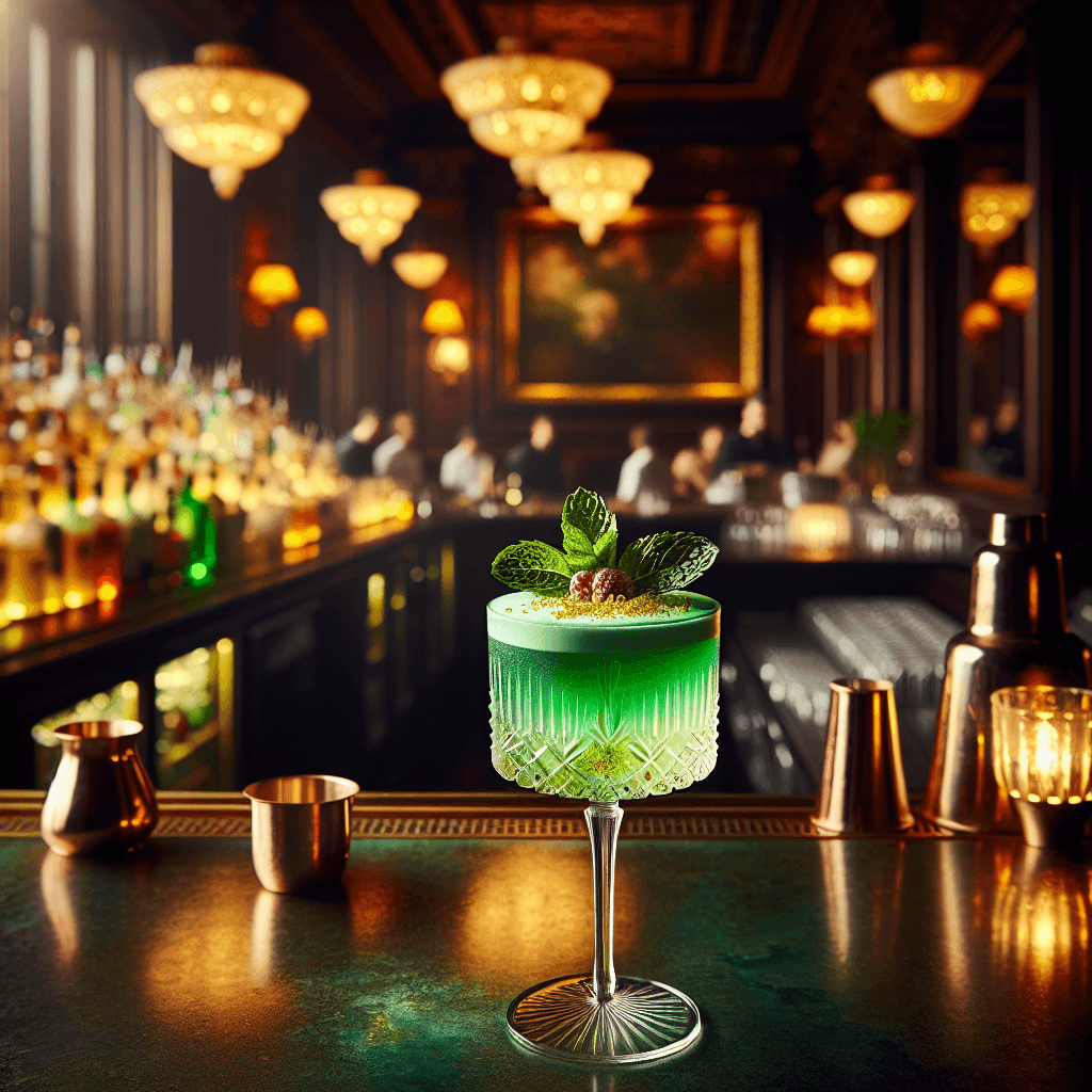 Emerald Enigma, Elevated twist on the classic Clover Club