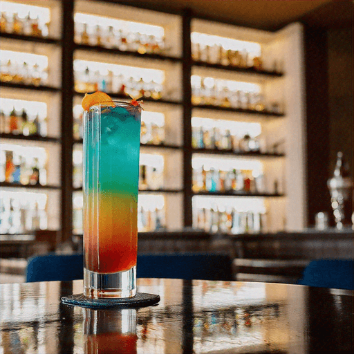 Enchanted Zombie Princess, Exotic tropical cocktail with mystical allure