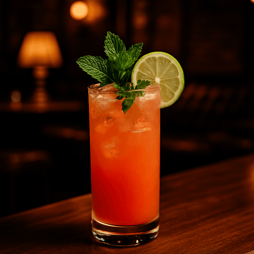 Eternal Bali Breeze, Refreshing tropical cocktail with vodka, fruits ...