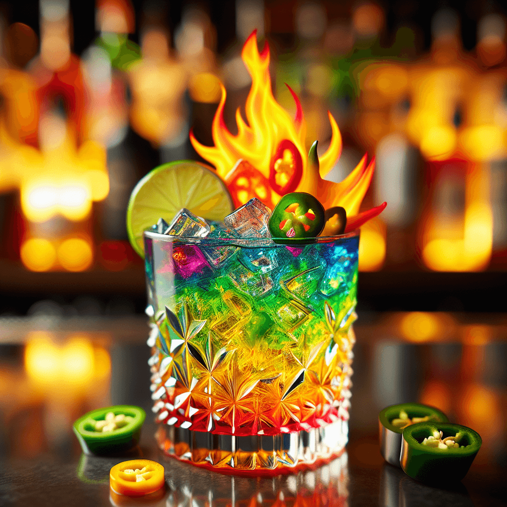 Fiery Citrus Splash, Fiery, refreshing cocktail with tequila, jalapeno ...