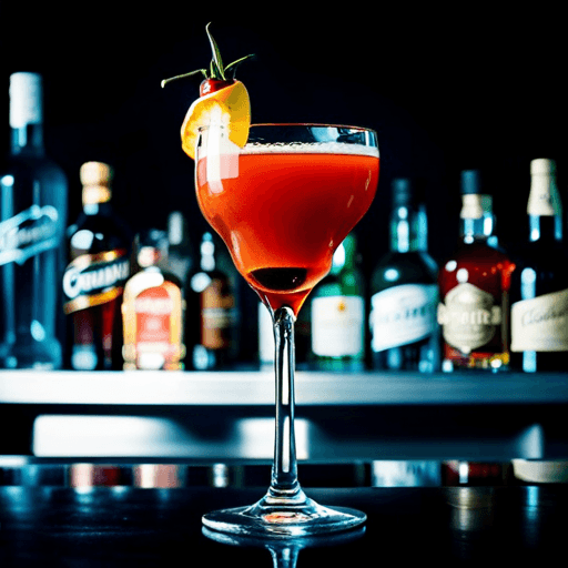 Fiery Sweetheart Serenade, A beautifully balanced cocktail with sweet ...
