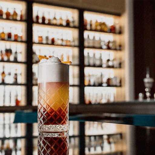 Frosted Ember Elixir, Wintery rum cocktail with spiced rum, citrus, and ...