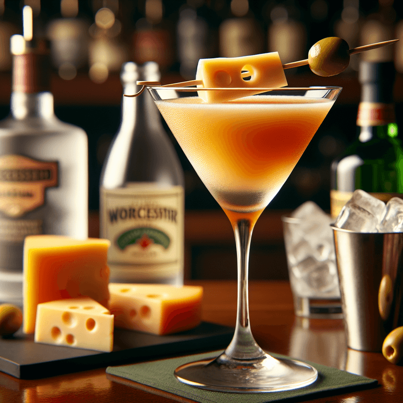 Frozen Tundra Martini, Bold, cheese-infused vodka martini with local ...