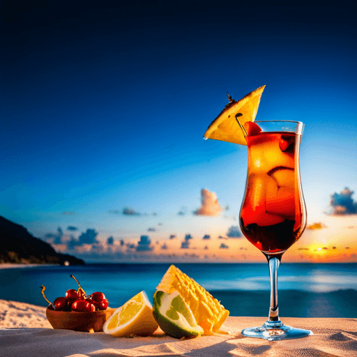 Fuego Rojo Eclipse, Bold mezcal cocktail with smoky and fiery flavors