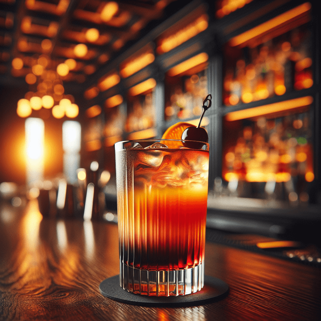 Galactic Sunset, Mesmerizing cocktail with unique flavors and striking ...