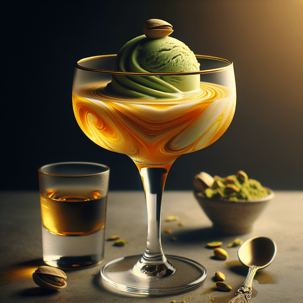 Gelato di Sera, Indulgent cocktail with gelato, vermouth, and limoncello