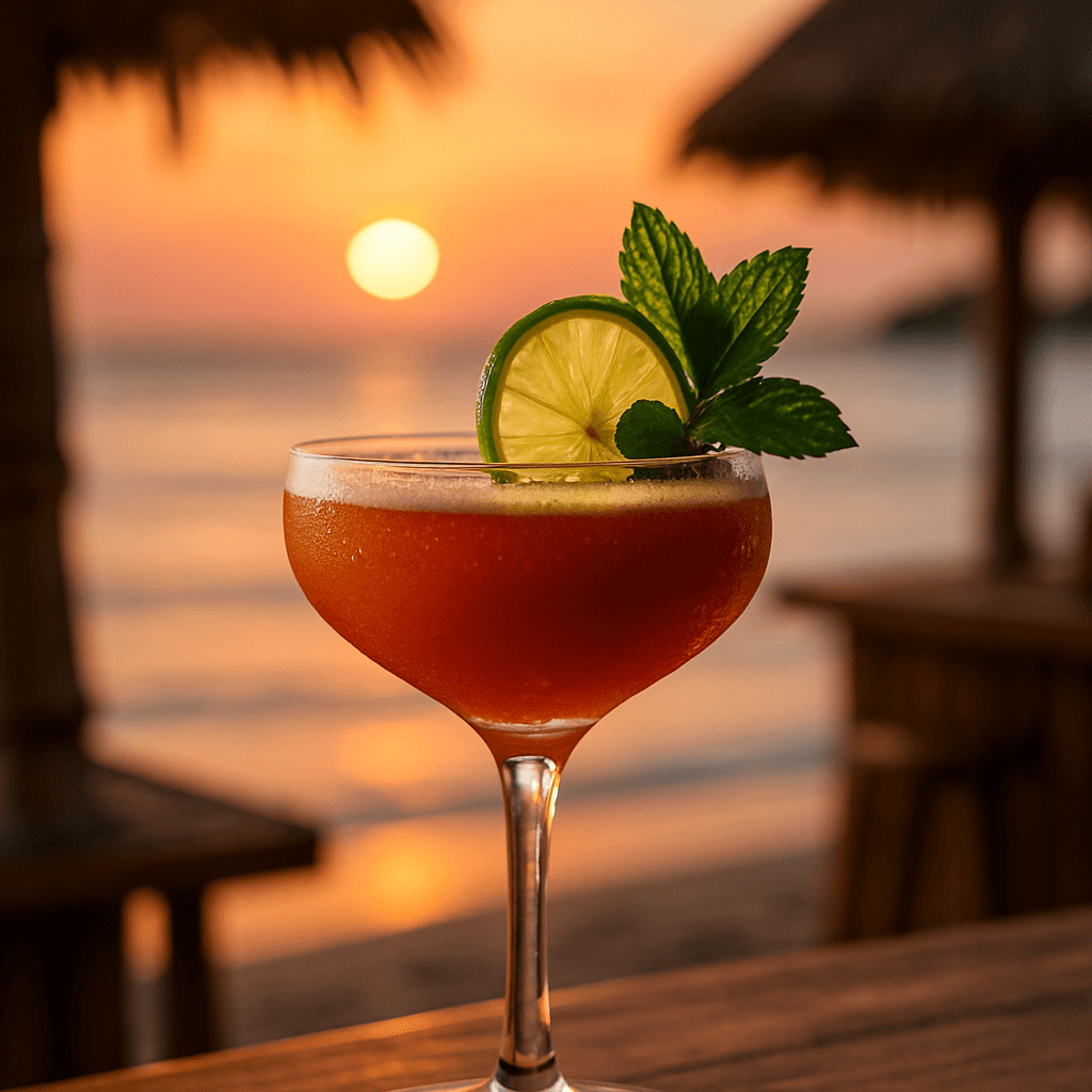 Golden Archipelago, Rich, tropical cocktail with rum, passion fruit ...