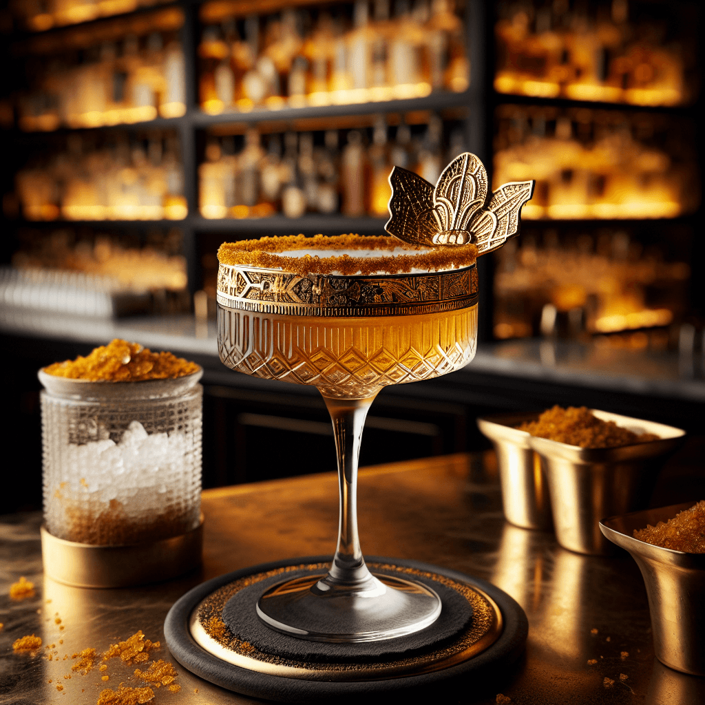 Golden Aztec Sunset, Layered tequila cocktail with turmeric and ...