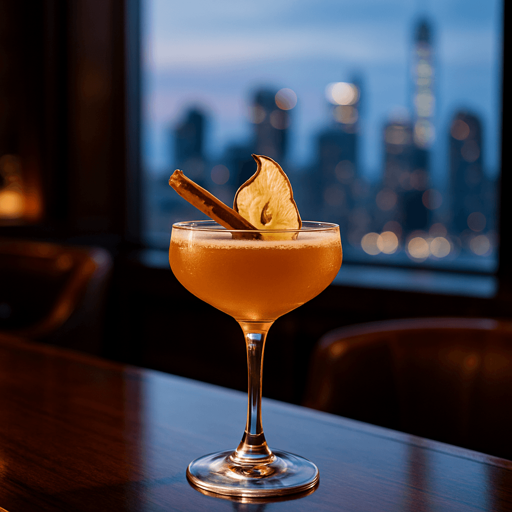 Golden Ember Elixir, Comforting blend with cognac, spiced pear, lemon ...