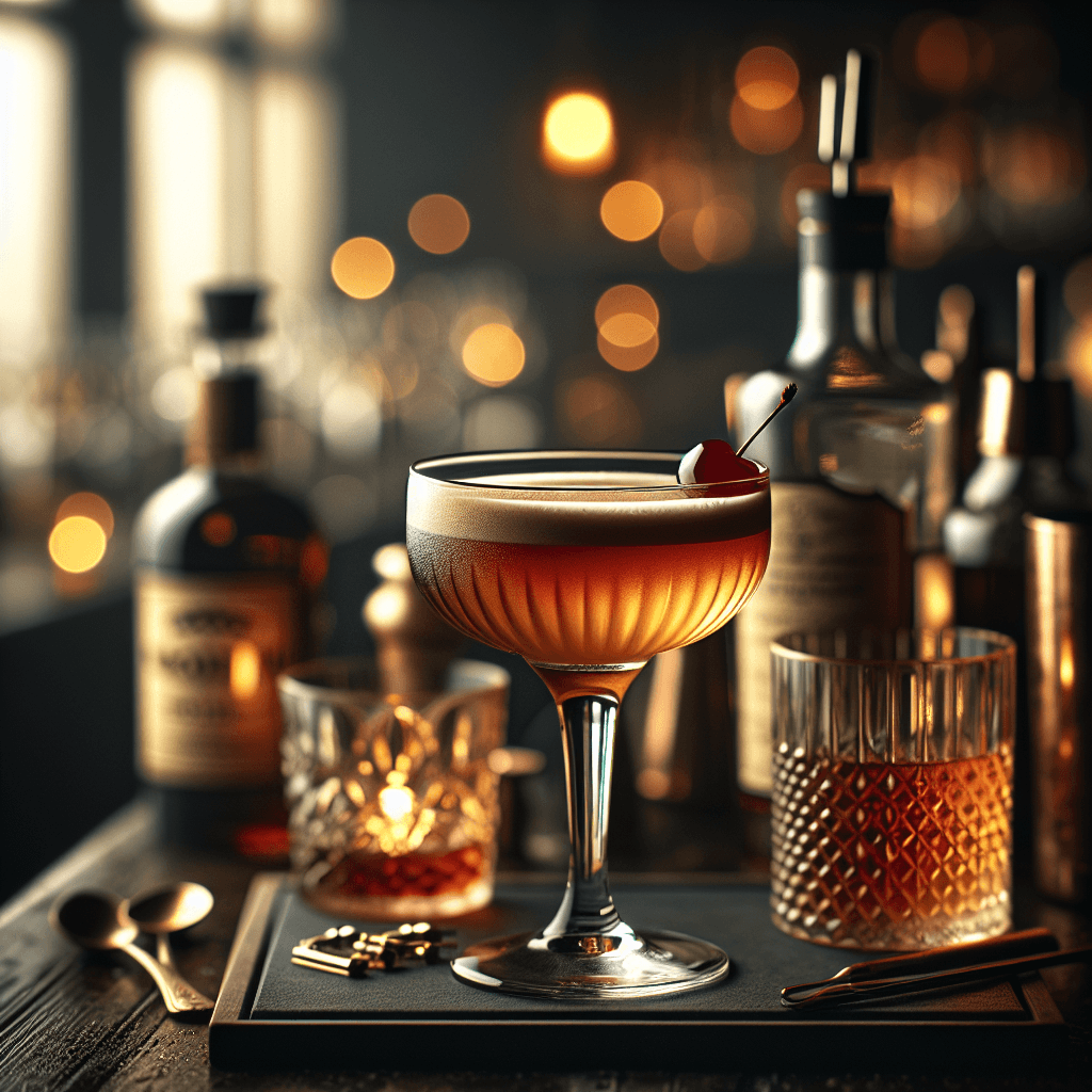 Golden Hour Serenade, Sophisticated sunset-inspired cocktail