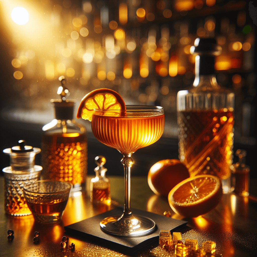 Golden Hour Whiskey, Elegant whiskey cocktail with tangerine, honey ...