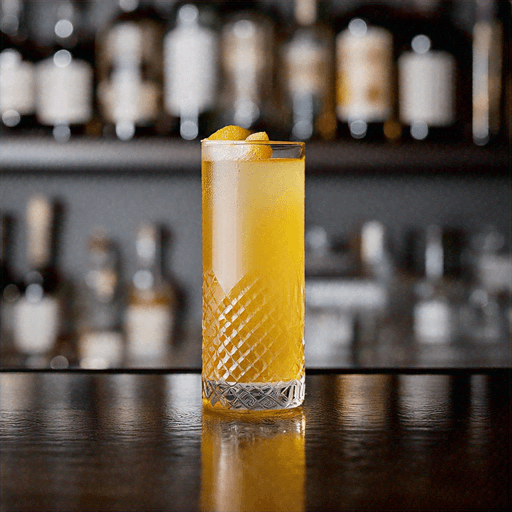 Golden Quince Spritz, Sophisticated quince and rum cocktail with ...