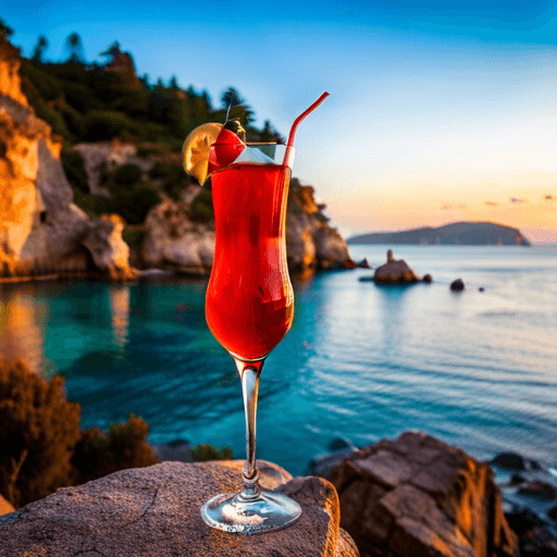 Hydra's Mystique, Enigmatic cocktail inspired by Greek mythology