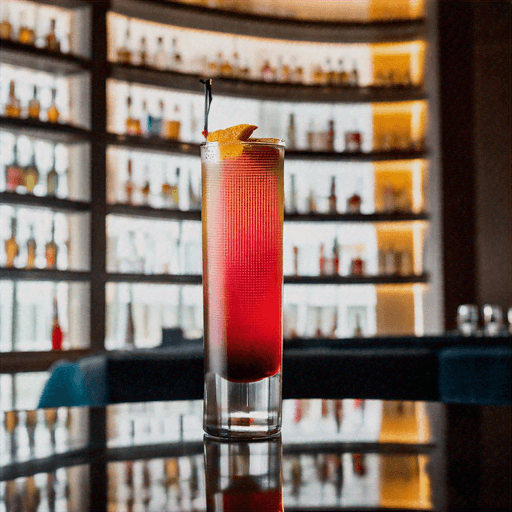 Inferno Elixir, Bold and fiery cocktail with vodka, spice, and vibrant ...