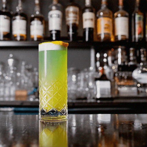 Cosmic Cuke Lime Star, Futuristic cocktail with cucumber, lime, vodka ...